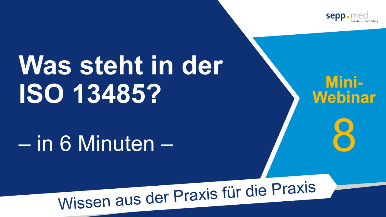 Michael van Laar on LinkedIn: Was steht in der ISO 13485? – in 6 ... Michael van Laar on LinkedIn: Was steht in der ISO 13485? – in 6 ...