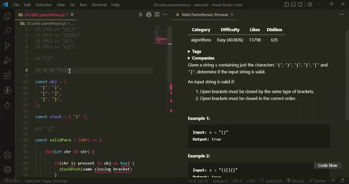 Sagar Gondage on LinkedIn: #leetcode #dsa #stack #object #javascript Sagar Gondage on LinkedIn: #leetcode #dsa #stack #object #javascript