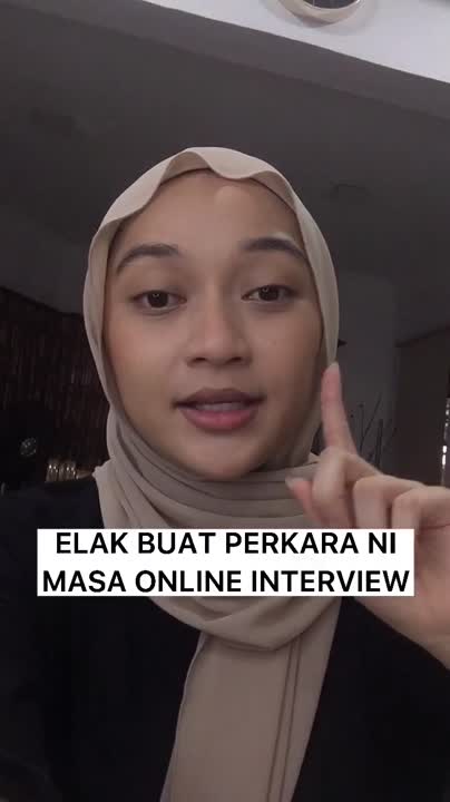 Maukerja Malaysia on LinkedIn: Elak buat perkara ni masa online interview Maukerja Malaysia on LinkedIn: Elak buat perkara ni masa online interview