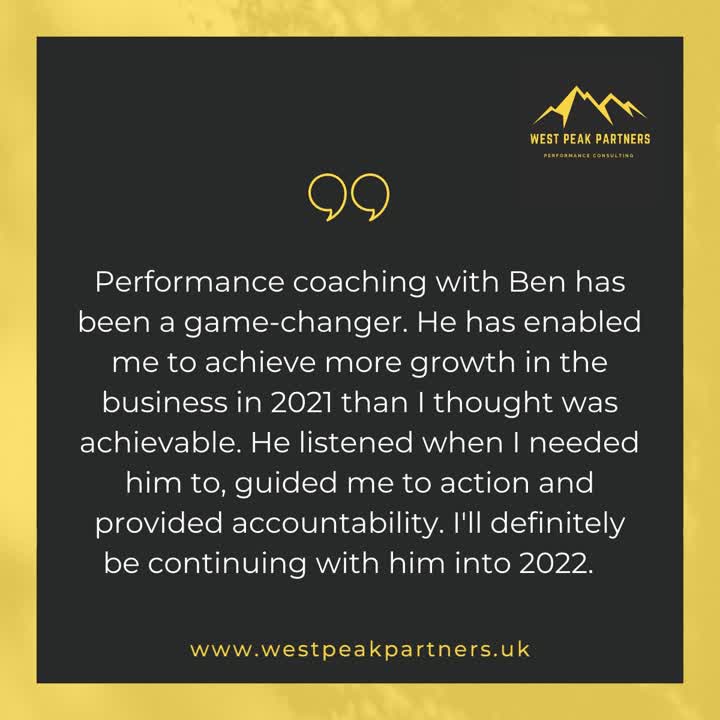 Ben Stocken on LinkedIn: #coaching #growth #leaders #performancecoaching Ben Stocken on LinkedIn: #coaching #growth #leaders #performancecoaching