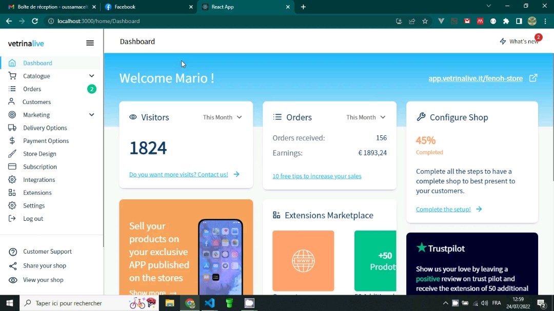 Oussama BENGUERGOURA on LinkedIn: #vetrinalive #reactjs #react # ... Oussama BENGUERGOURA on LinkedIn: #vetrinalive #reactjs #react # ...
