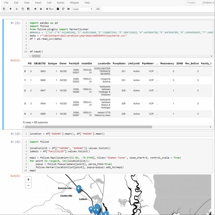 David Dellenbach, GISP on LinkedIn: #pandas #folium #leaflet #markercluster David Dellenbach, GISP on LinkedIn: #pandas #folium #leaflet #markercluster