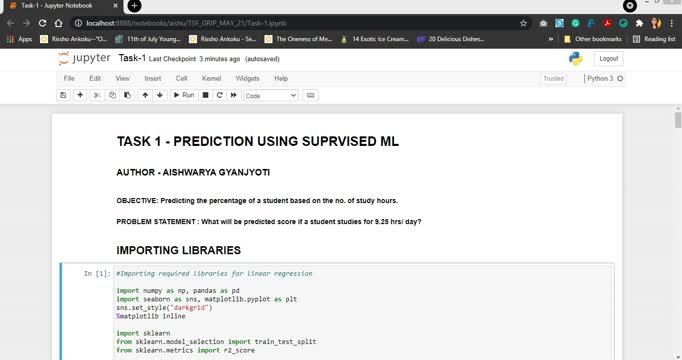 Aishwarya Gyanjyoti on LinkedIn: #ml #python #gripmay21 #datascience # ... Aishwarya Gyanjyoti on LinkedIn: #ml #python #gripmay21 #datascience # ...