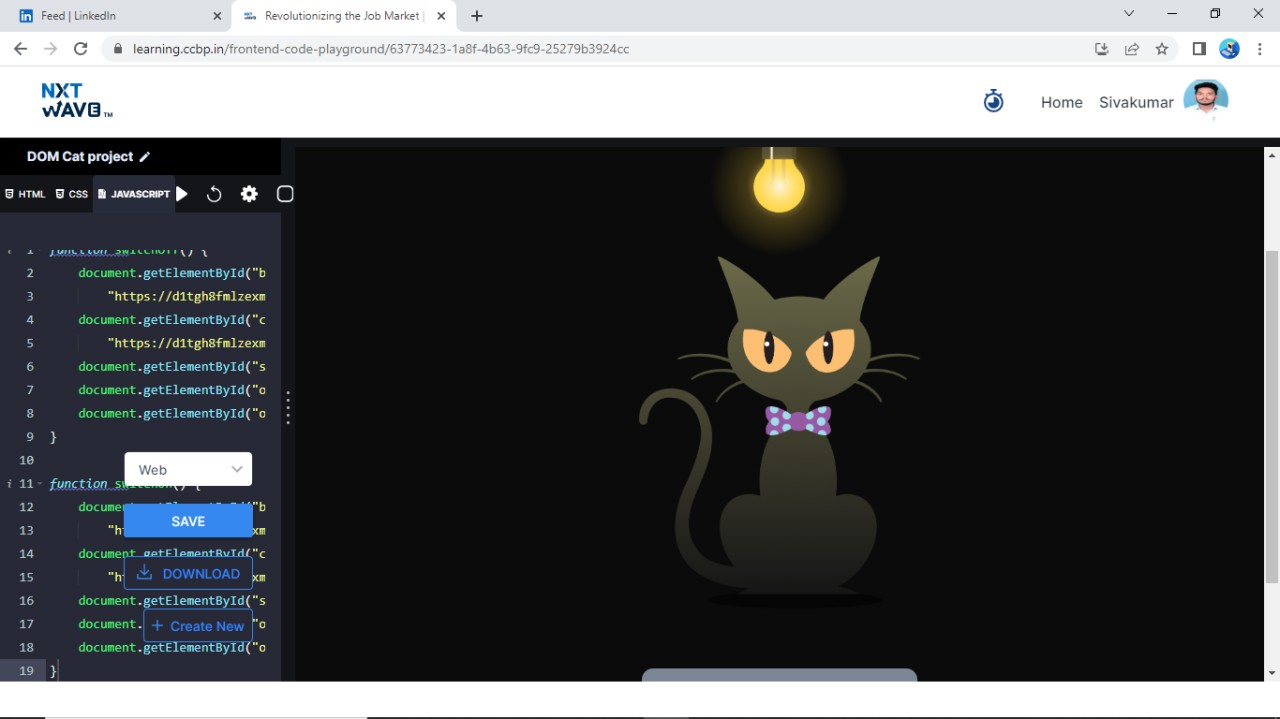 Sivakumar C on LinkedIn: #day69 #100daysofcodechallenge #javascript # ... Sivakumar C on LinkedIn: #day69 #100daysofcodechallenge #javascript # ...