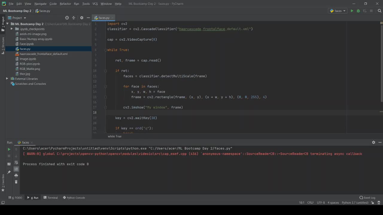 Anish Ghimire on LinkedIn: #facerecognition #numpy #opencv # ... Anish Ghimire on LinkedIn: #facerecognition #numpy #opencv # ...