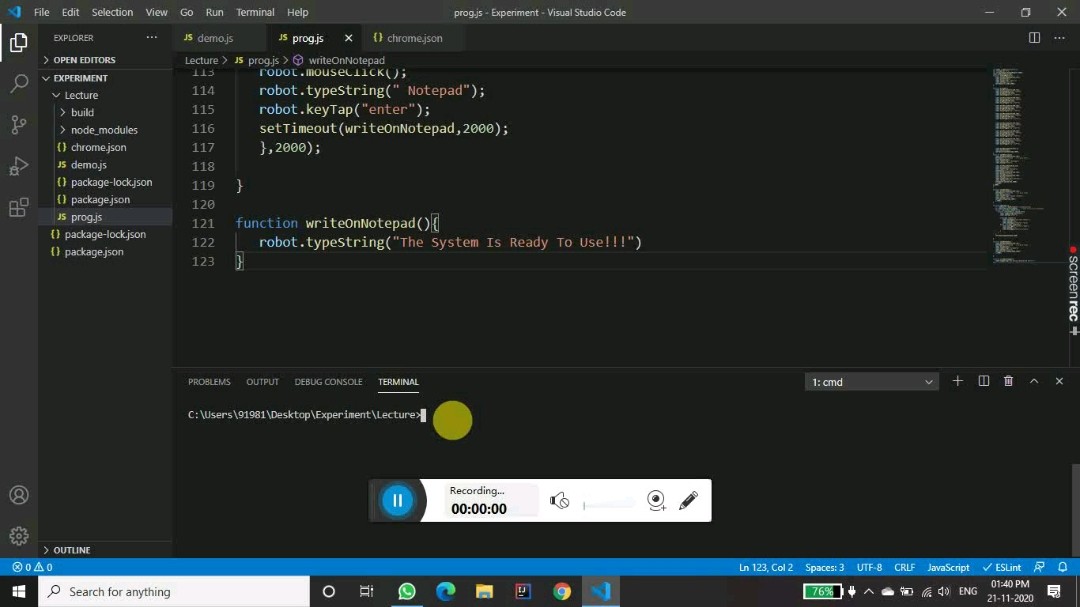 Vansh Gupta on LinkedIn: #pepcoding #javascript #robotjs Vansh Gupta on LinkedIn: #pepcoding #javascript #robotjs