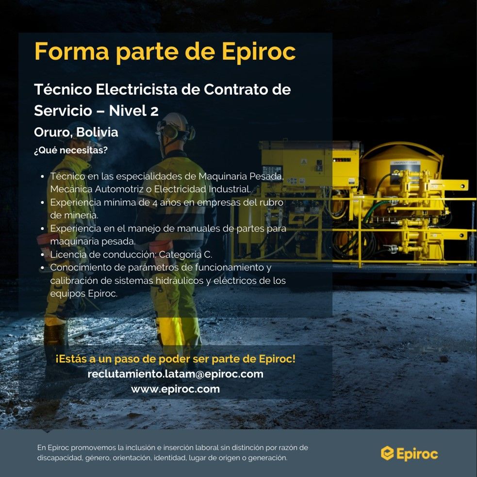 Epiroc en LinkedIn: #epiroc #hiring #epirocforallofus Epiroc en LinkedIn: #epiroc #hiring #epirocforallofus