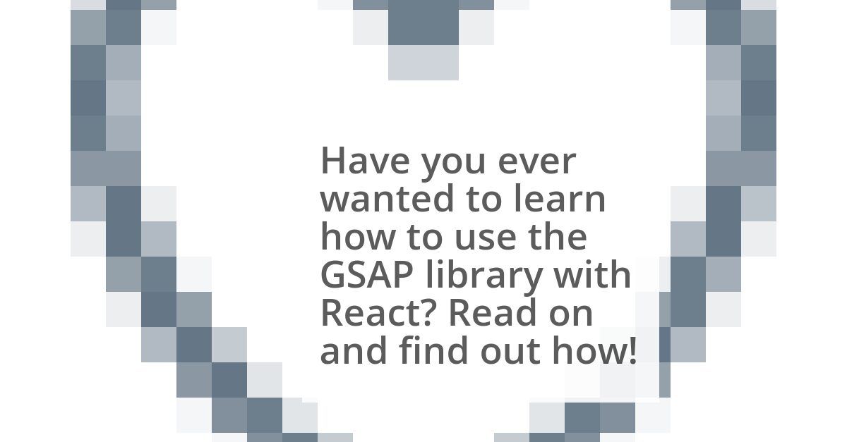 React Jobs on LinkedIn: Animations with GSAP + React 🌟 React Jobs on LinkedIn: Animations with GSAP + React 🌟