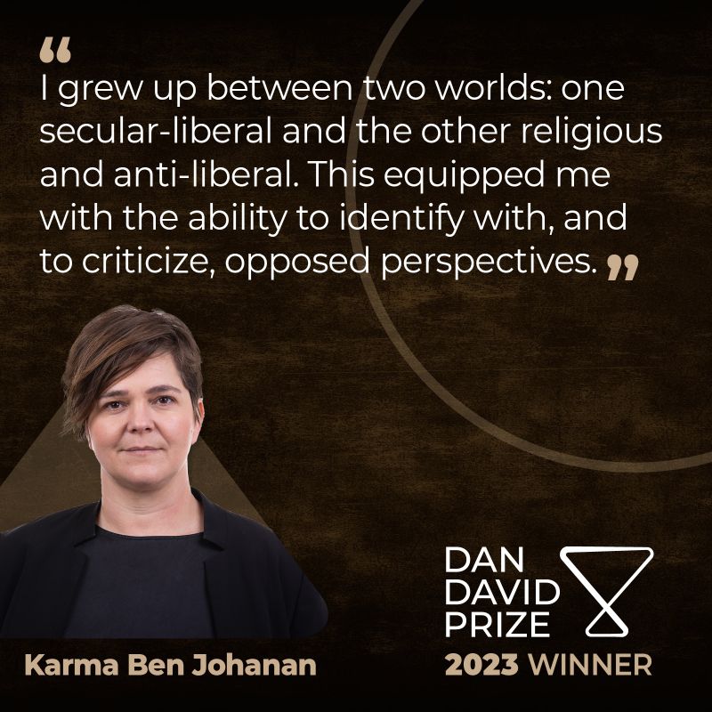The Dan David Prize on LinkedIn: Karma Ben Johanan The Dan David Prize on LinkedIn: Karma Ben Johanan