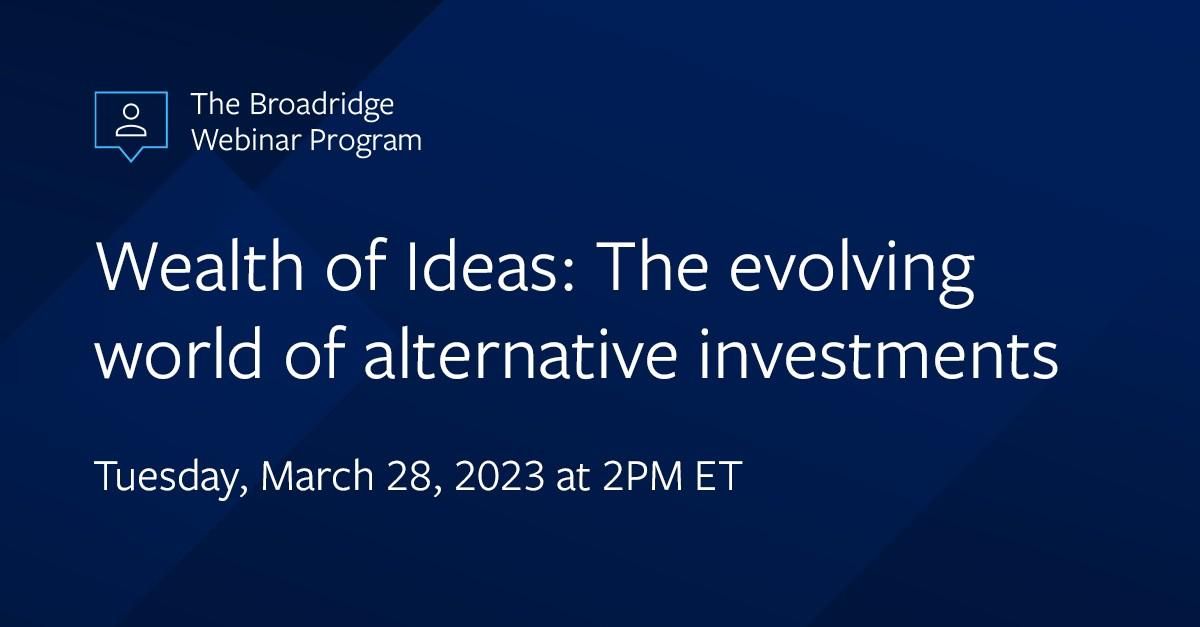 Alexandra Janocha, AIF® on LinkedIn: Broadridge on LinkedIn: The ... Alexandra Janocha, AIF® on LinkedIn: Broadridge on LinkedIn: The ...