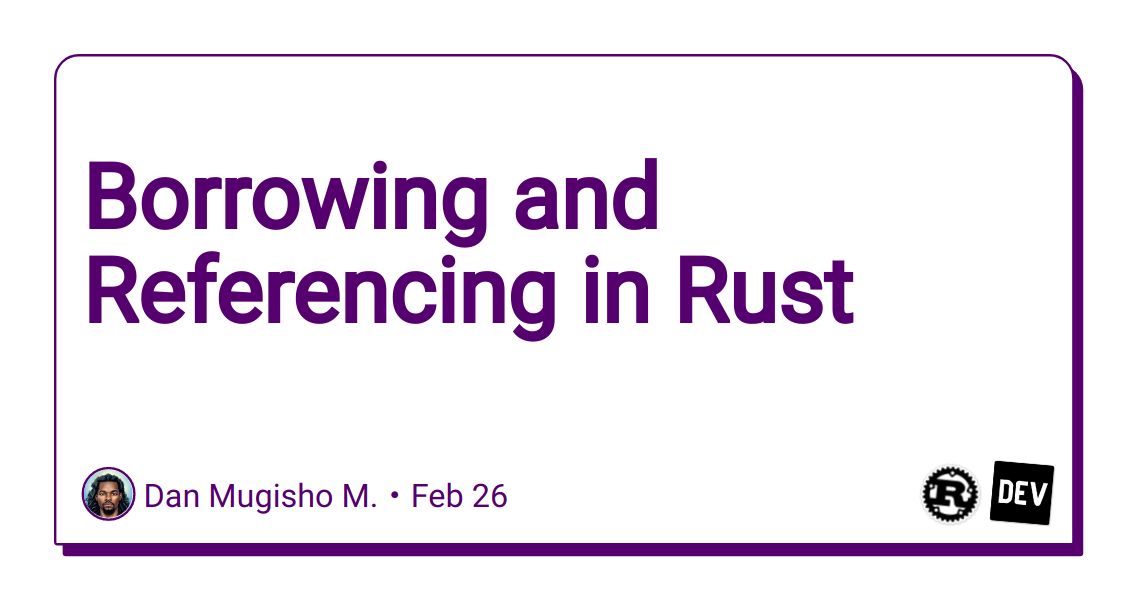 Mathieu PITON on LinkedIn: Borrowing and Referencing in Rust Mathieu PITON on LinkedIn: Borrowing and Referencing in Rust