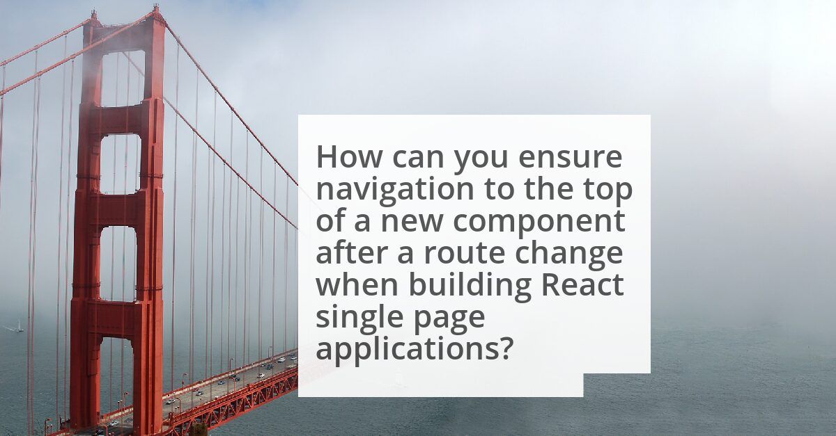 React Jobs on LinkedIn: Some Problems I Face When Building React Single ... React Jobs on LinkedIn: Some Problems I Face When Building React Single ...