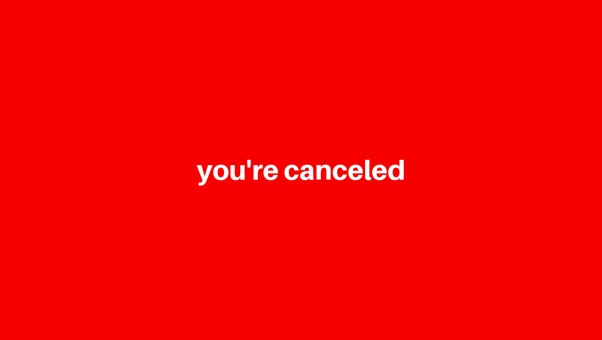 A Cultura do Cancelamento e suas consequências A Cultura do Cancelamento e suas consequências