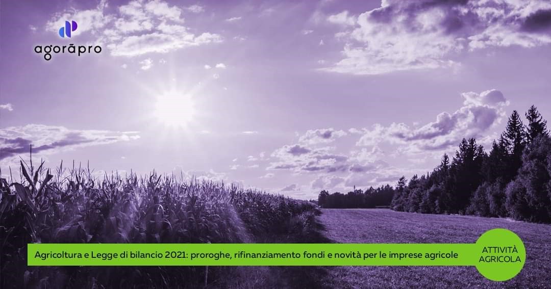 Agricoltura e Legge di bilancio 2021: proroghe, rifinanziamento fondi e ... Agricoltura e Legge di bilancio 2021: proroghe, rifinanziamento fondi e ...