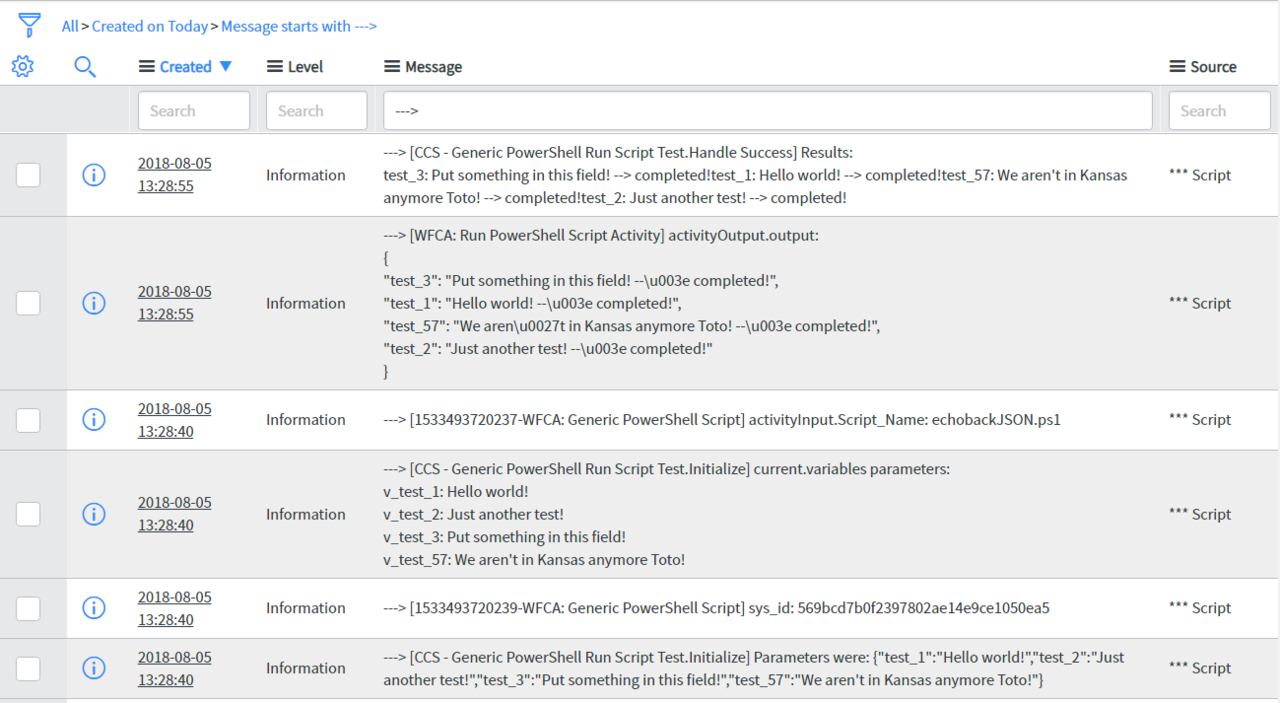 Mini-Lab: Dynamically Passing Service Catalog Items via JSON to PowerShell Mini-Lab: Dynamically Passing Service Catalog Items via JSON to PowerShell