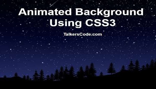 Create Animated Background Using CSS3 - WITH DEMO Create Animated Background Using CSS3 - WITH DEMO