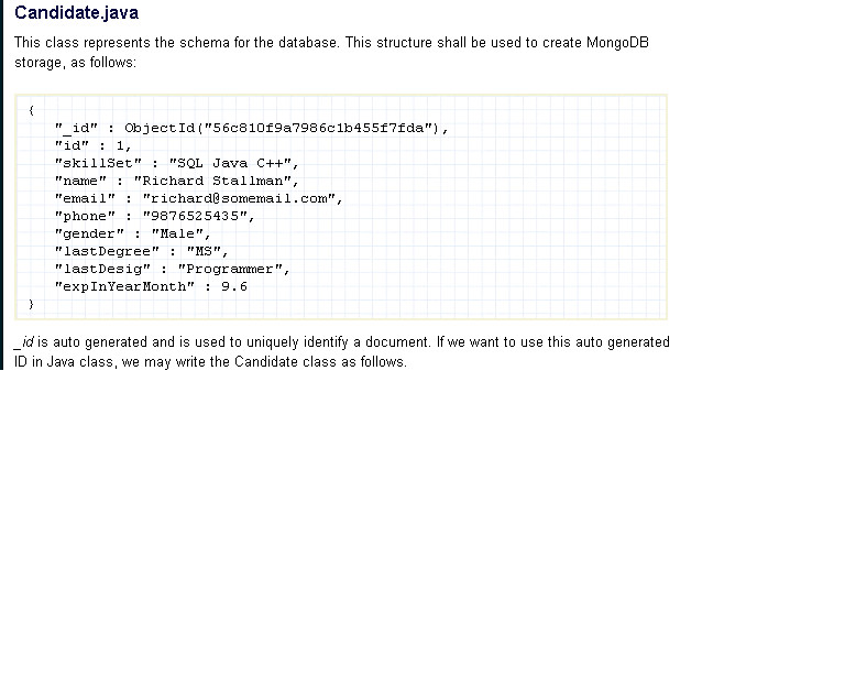 Using MongoDB in a Java EE7 Framework Using MongoDB in a Java EE7 Framework