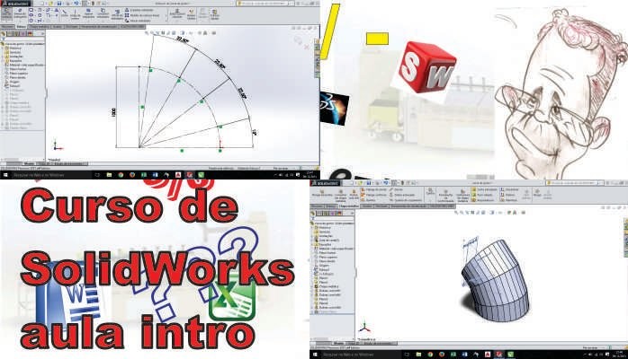 Curso Gratuito de SolidWorks - Aula Introdução Curso Gratuito de SolidWorks - Aula Introdução