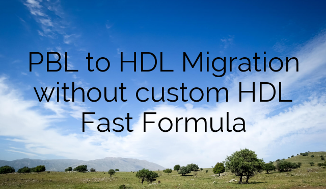 PBL to HDL Migration using Oracle Package | Sricharan Monigari PBL to HDL Migration using Oracle Package | Sricharan Monigari