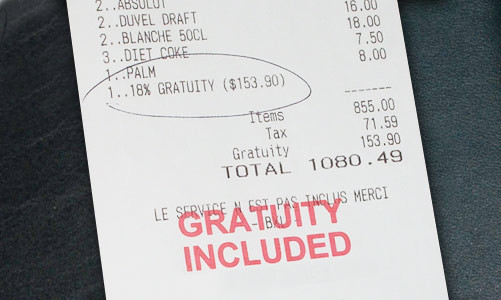 Is the 'optional' service charge on its way out? Is the 'optional' service charge on its way out?