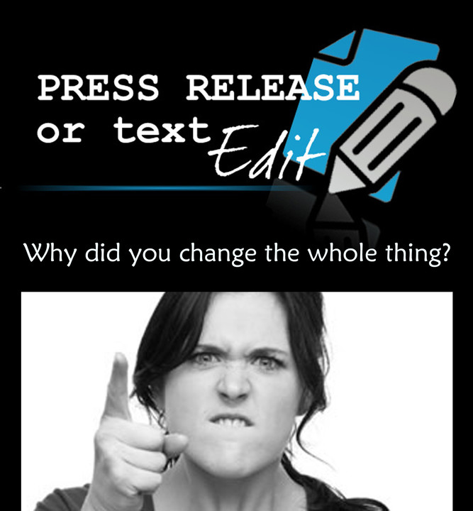 PRESS RELEASES GETTING EDITED BY JOURNALISTS PRESS RELEASES GETTING EDITED BY JOURNALISTS