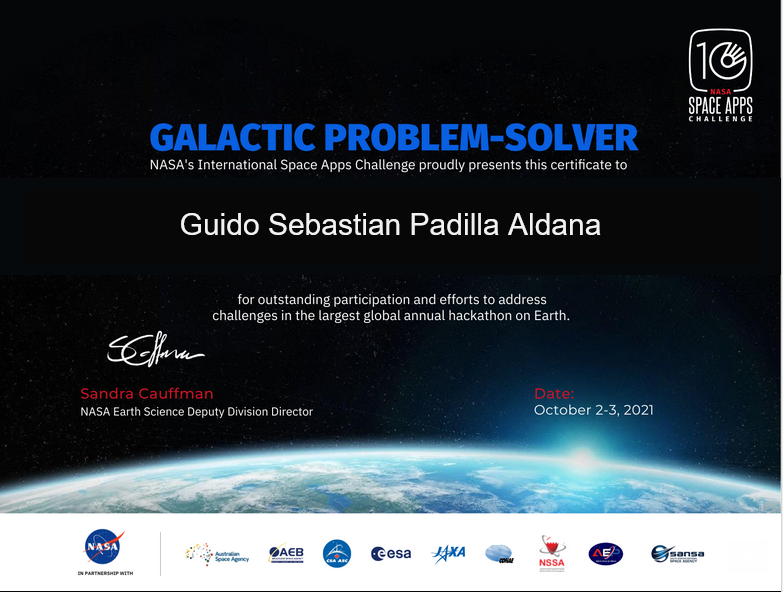NASA Space App Challenge NASA Space App Challenge