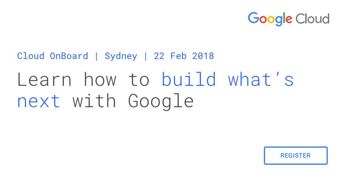 Google Cloud on LinkedIn: Your Invitation to Cloud OnBoard - Google ... Google Cloud on LinkedIn: Your Invitation to Cloud OnBoard - Google ...