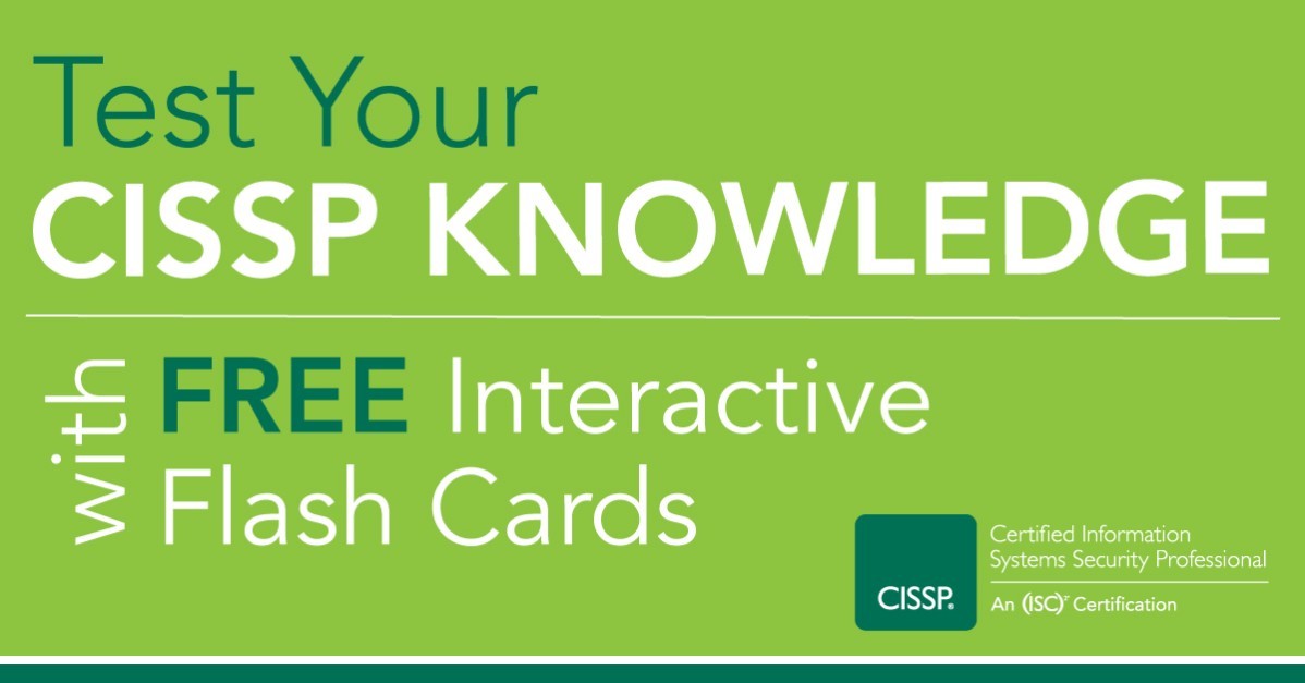 ISC2 on LinkedIn: CISSP Flash Cards | ISC2 ISC2 on LinkedIn: CISSP Flash Cards | ISC2