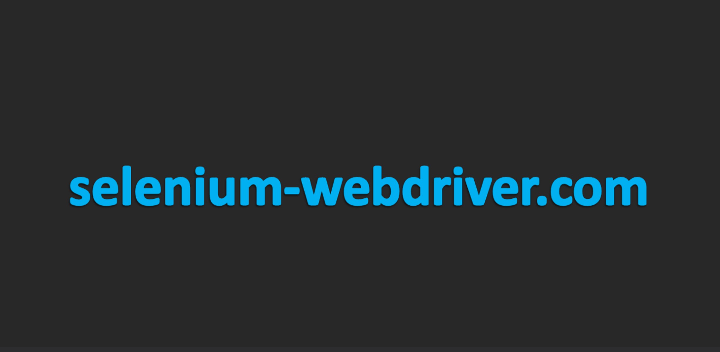 Selenium Webdriver | LinkedIn Selenium Webdriver | LinkedIn