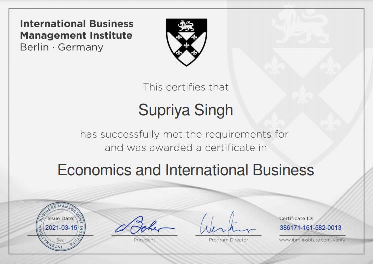Supriya Singh on LinkedIn: #ibmi #training #business #certification # ... Supriya Singh on LinkedIn: #ibmi #training #business #certification # ...