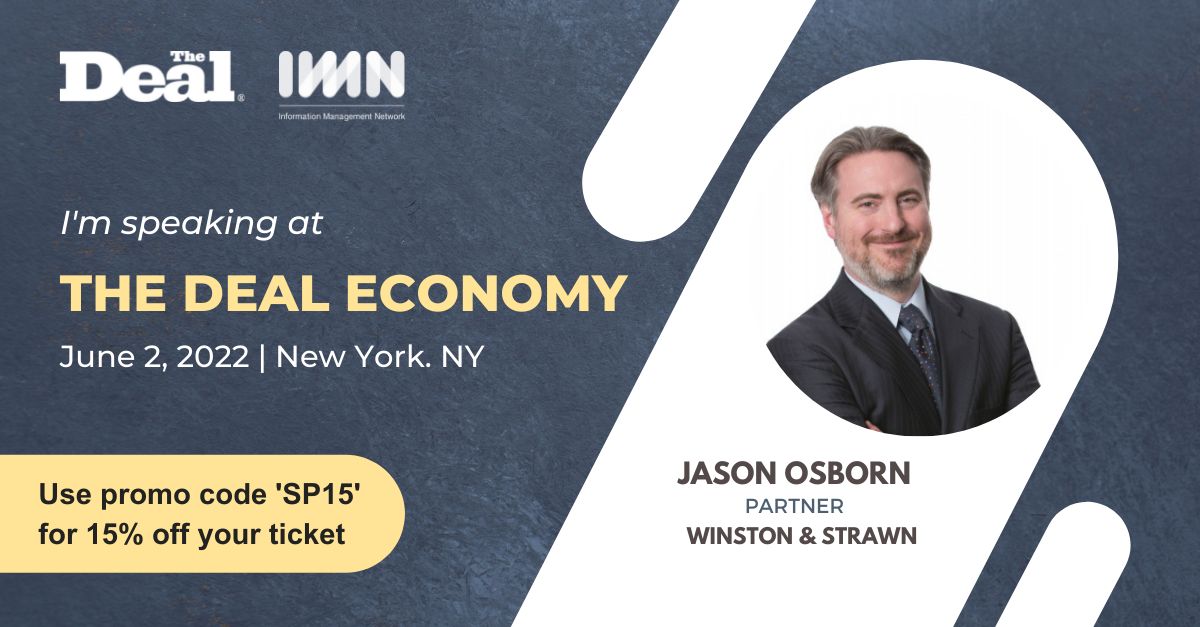 Jason Osborn on LinkedIn: #thedealeconomy2022 #spac #spacs Jason Osborn on LinkedIn: #thedealeconomy2022 #spac #spacs
