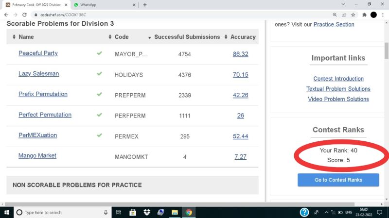 Ajay Pal on LinkedIn: #codechef #competitiveprogramming # ... Ajay Pal on LinkedIn: #codechef #competitiveprogramming # ...