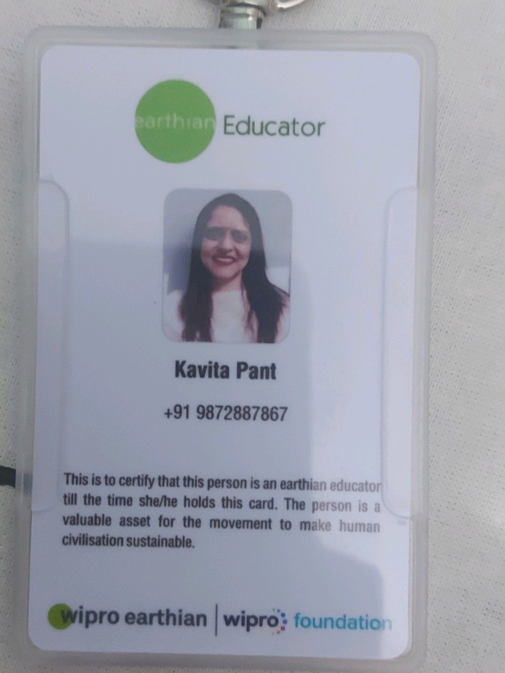 Kavita Pant on LinkedIn: Wipro Earthean Educator Kavita Pant on LinkedIn: Wipro Earthean Educator