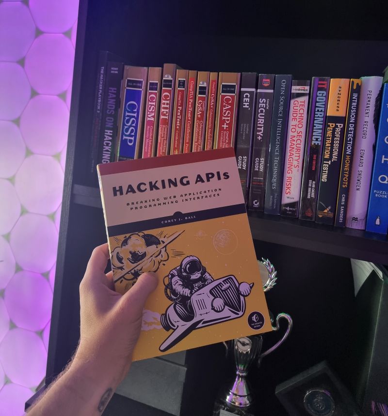 Jacob Riggs on LinkedIn: Hacking APIs by Corey J. Ball arrived today ... Jacob Riggs on LinkedIn: Hacking APIs by Corey J. Ball arrived today ...
