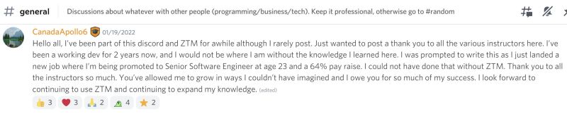 Zero To Mastery Academy on LinkedIn: #ztm #learntocode #zerotomastery Zero To Mastery Academy on LinkedIn: #ztm #learntocode #zerotomastery