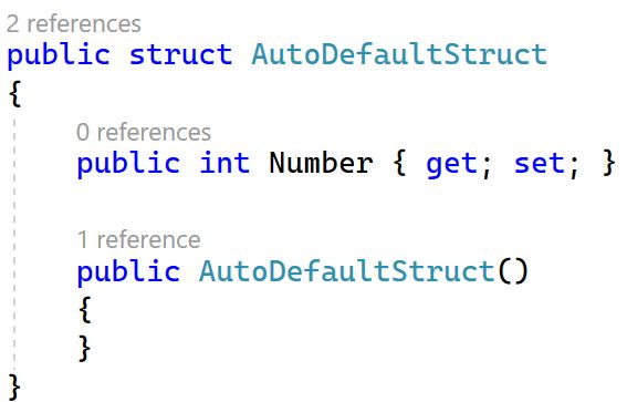 David Grace on LinkedIn: Auto-default structs is a C# feature in ... David Grace on LinkedIn: Auto-default structs is a C# feature in ...