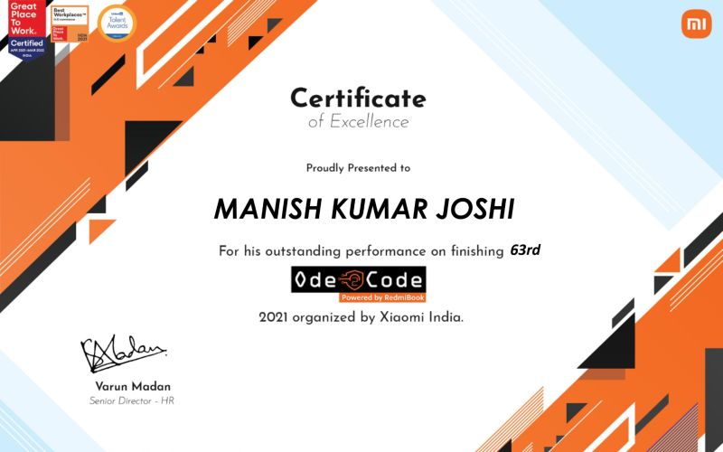 Manish Kumar Joshi on LinkedIn: #ode2code #programming # ... Manish Kumar Joshi on LinkedIn: #ode2code #programming # ...
