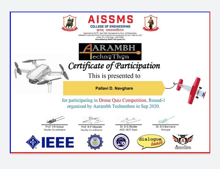 Pallavi Navghare on LinkedIn: #aissms Pallavi Navghare on LinkedIn: #aissms