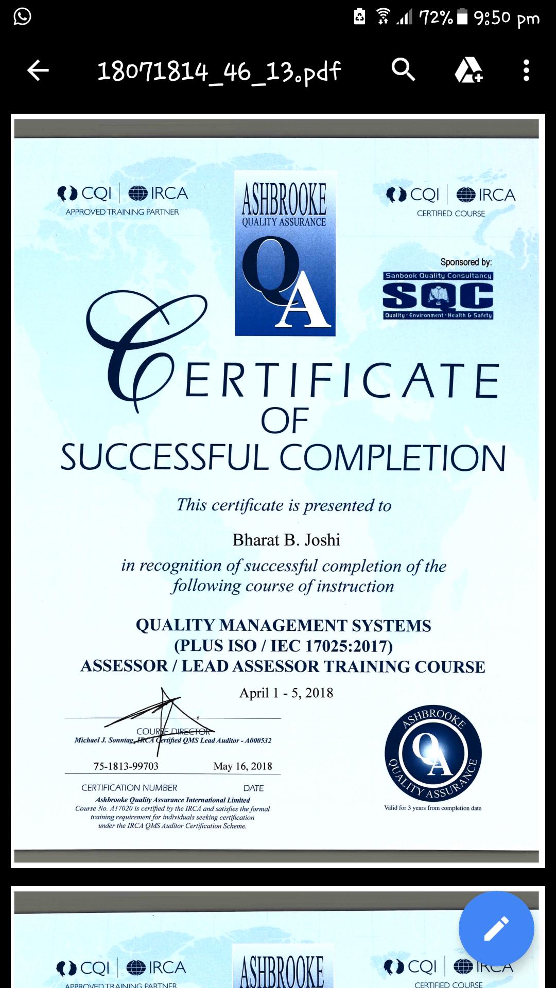 Bharat Joshi on LinkedIn: Happy to share an achievement.... Bharat Joshi on LinkedIn: Happy to share an achievement....