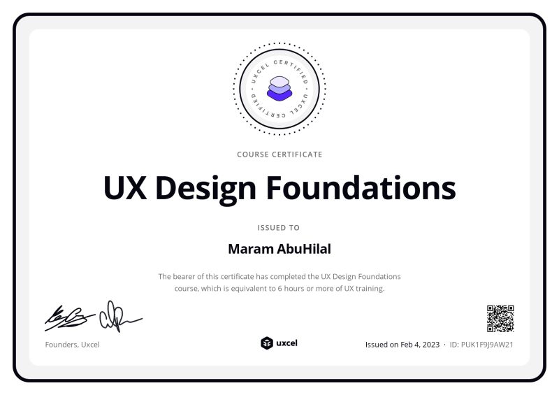 Maram AbuHilal on LinkedIn: #uxdesign #uxcel #uiux #design # ... Maram AbuHilal on LinkedIn: #uxdesign #uxcel #uiux #design # ...
