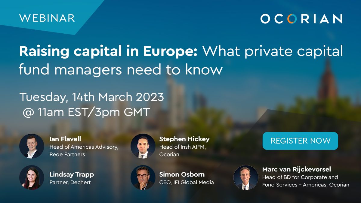 Don't miss our highly anticipated webinar on Raising Capital in Europe ... Don't miss our highly anticipated webinar on Raising Capital in Europe ...