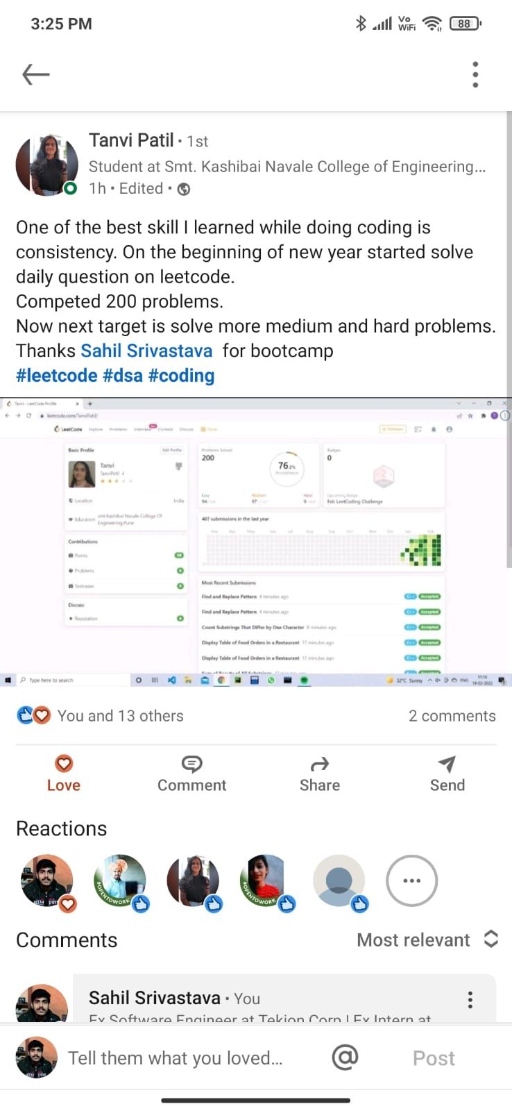 Ansh Mishra on LinkedIn: #dsa #leetcode | 30 comments Ansh Mishra on LinkedIn: #dsa #leetcode | 30 comments