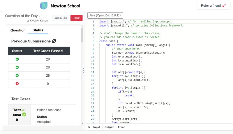 Khushi Kumari on LinkedIn: #java #day1 #30daysofcode #community #coding ... Khushi Kumari on LinkedIn: #java #day1 #30daysofcode #community #coding ...