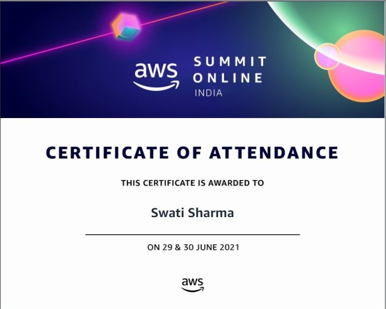 Swati Sharma on LinkedIn: #aws #amazon Swati Sharma on LinkedIn: #aws #amazon