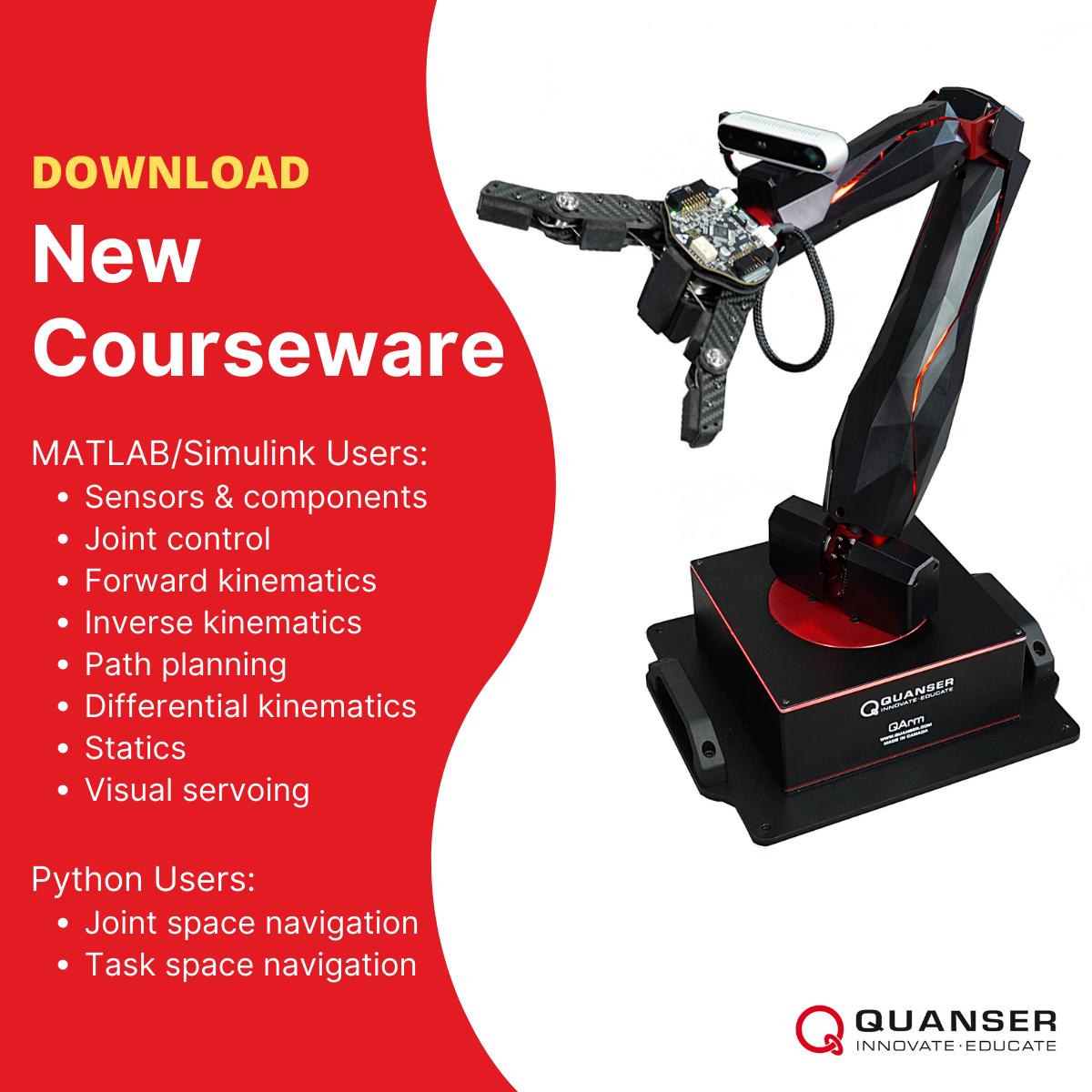 Quanser on LinkedIn: #matlab #simulink #quanser #robotics # ... Quanser on LinkedIn: #matlab #simulink #quanser #robotics # ...