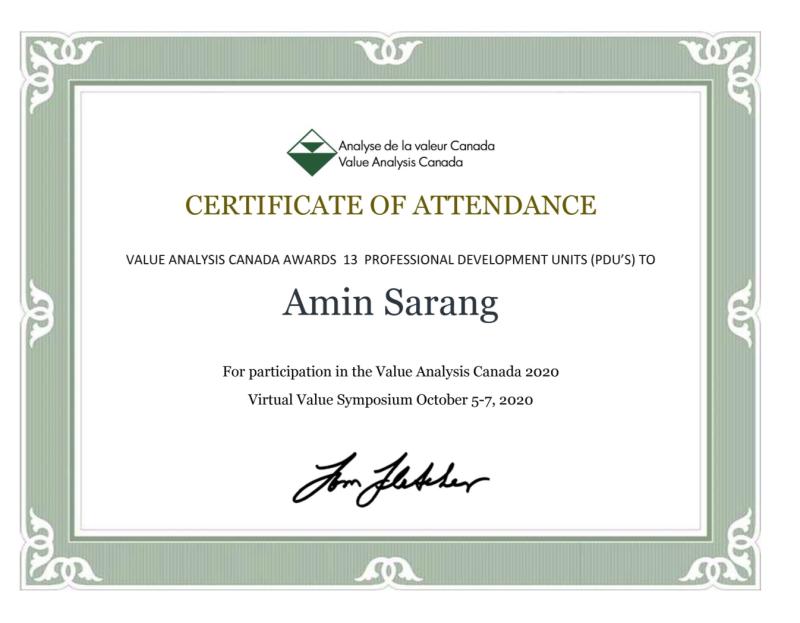 Amin Sarang-PhD,PEng,PMP,VMA posted on LinkedIn Amin Sarang-PhD,PEng,PMP,VMA posted on LinkedIn
