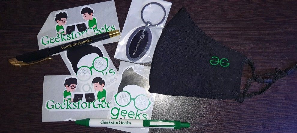 Abhishek Mohata on LinkedIn: #swags #geeksforgeeks #gfg #goodies # ... Abhishek Mohata on LinkedIn: #swags #geeksforgeeks #gfg #goodies # ...