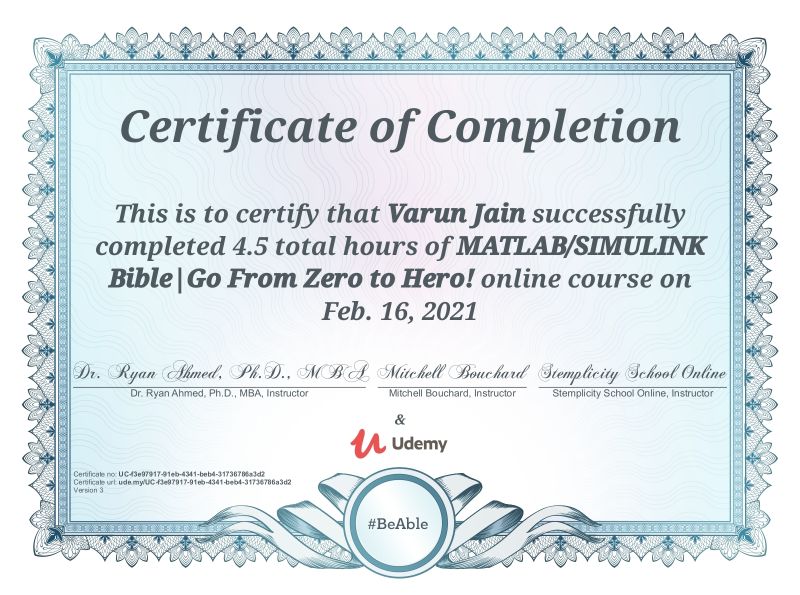 Varun Jain on LinkedIn: #matlab #simulink Varun Jain on LinkedIn: #matlab #simulink