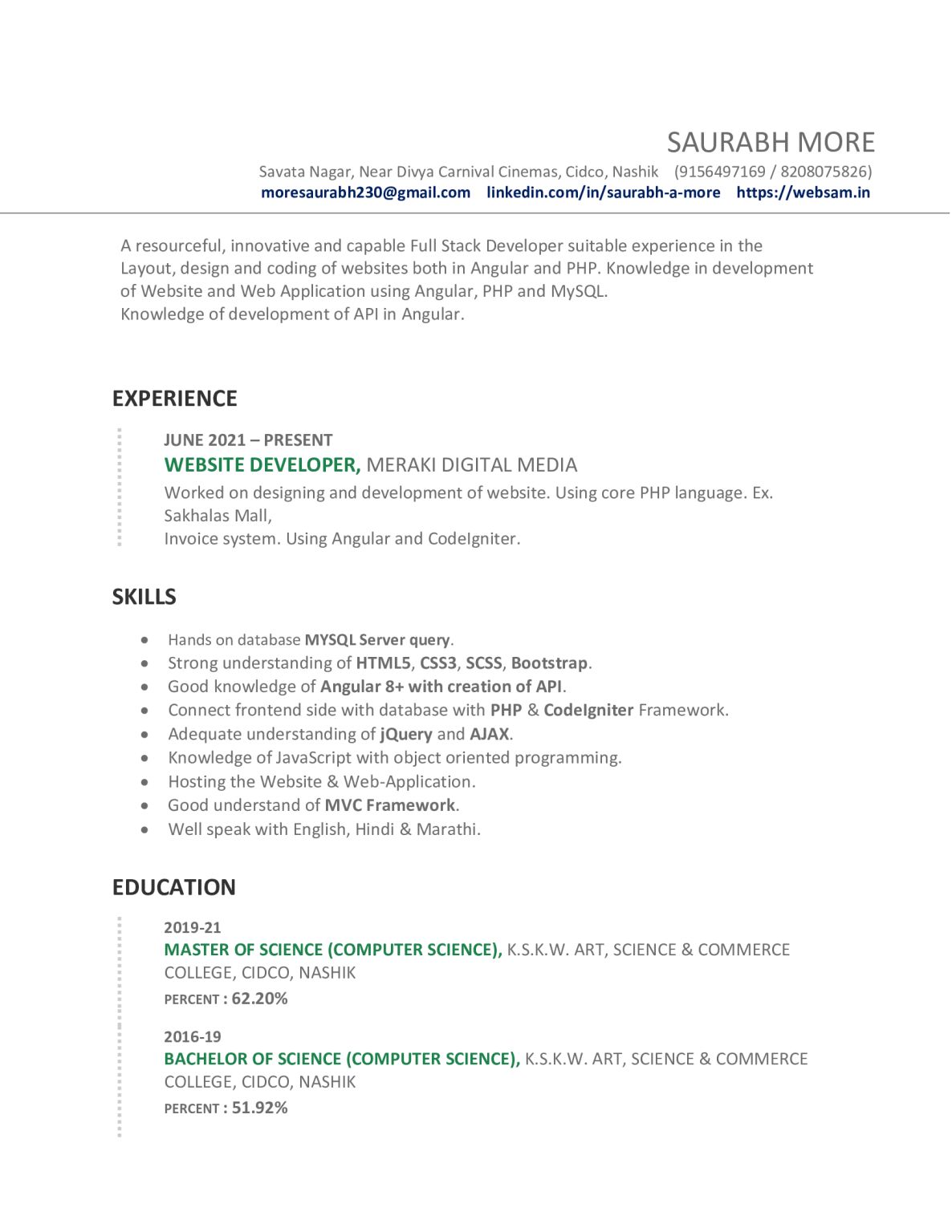 Saurabh More on LinkedIn: #full_stack_web_developer #angular8 # ... Saurabh More on LinkedIn: #full_stack_web_developer #angular8 # ...
