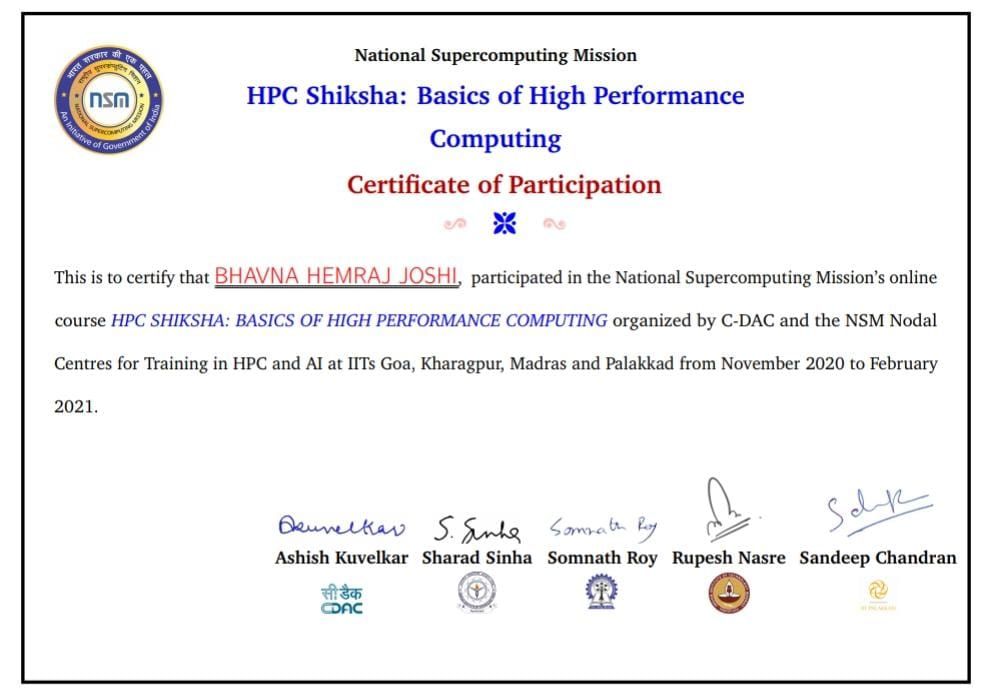 Bhavna Joshi on LinkedIn: #hpc #openmp #mpi #cuda #parallelcomputing Bhavna Joshi on LinkedIn: #hpc #openmp #mpi #cuda #parallelcomputing